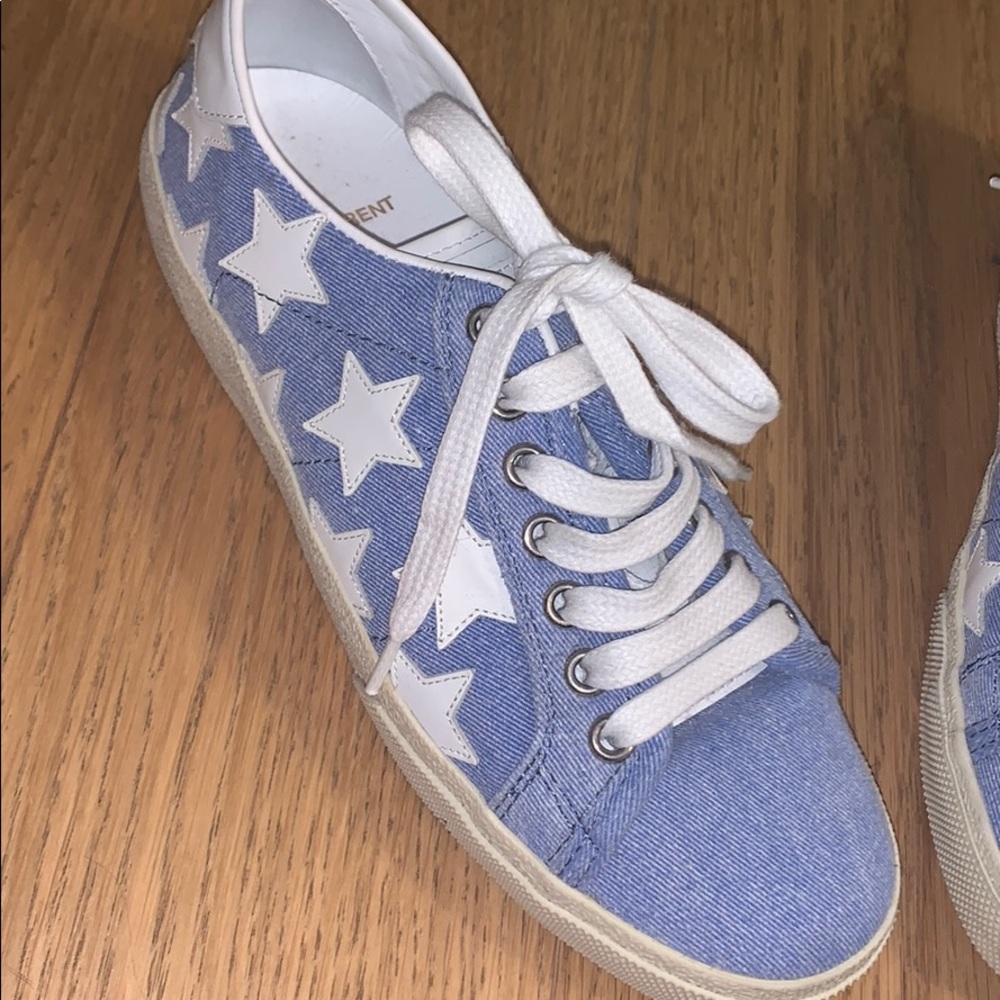 Saint Laurent Blue Star Sneakers - Gem